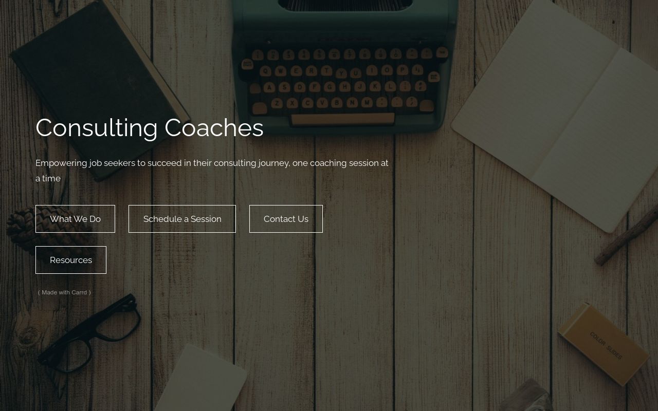 Consulting Coaches